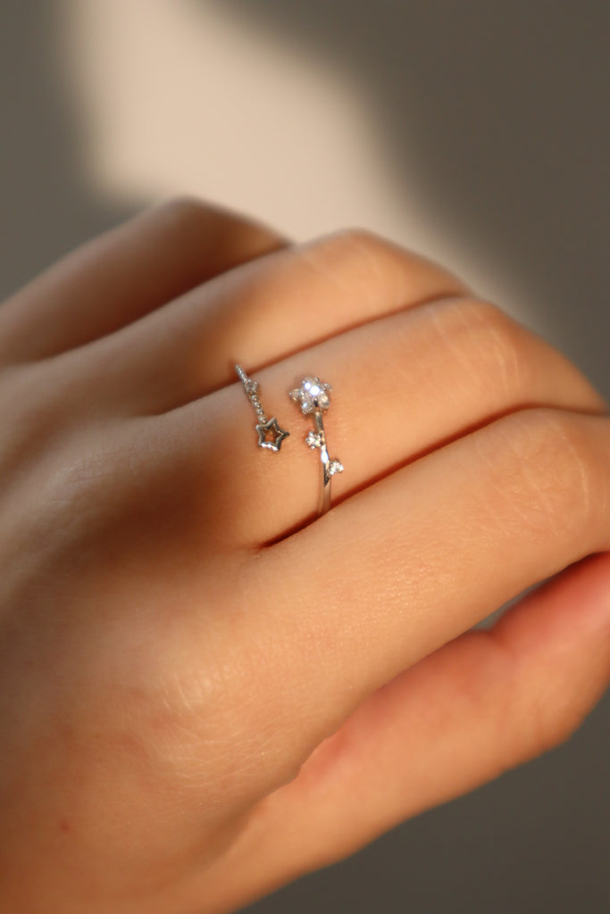 925 Sterling Silver Shooting Star Ring – Cutethingscommin