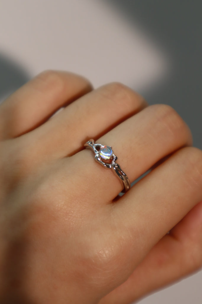 925 Sterling Silver Moonstone Ring – Cutethingscommin